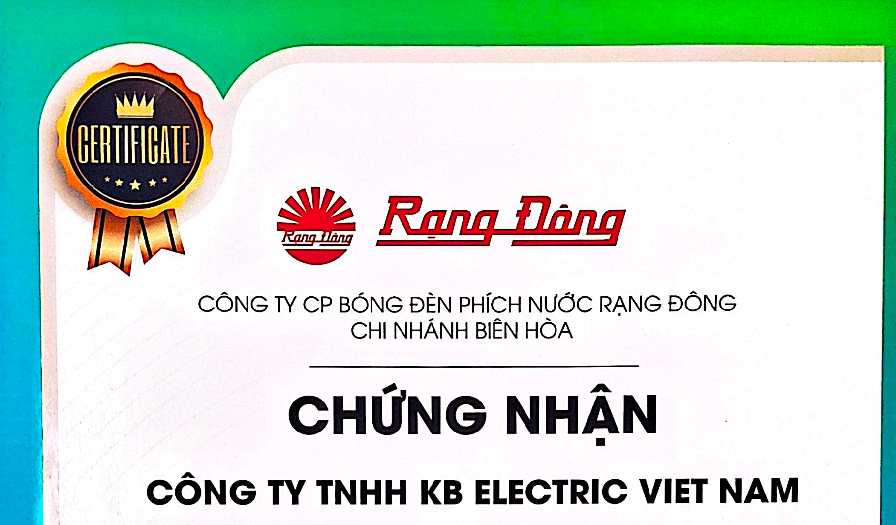 KBElectric là nhà phân phối uỷ quyền các thiết bị chiếu sáng LED Rạng Đông